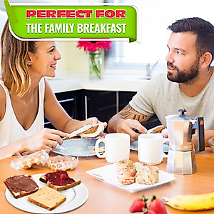 DIMROM 2Pcs Cold Butter Knife Spreader with Holes - 3 in 1 Butter Knife Butter Scraper Curler Peanut Butter Knife Long Handle - Butter Shaver for Cold Butter - Simple Spreading Butter Spreader Knife