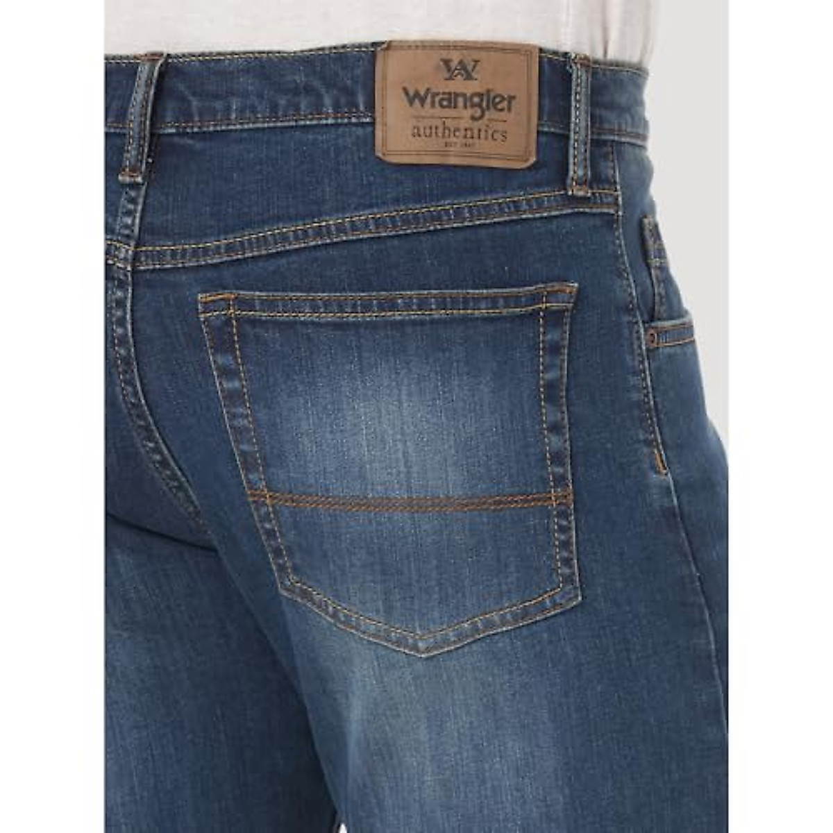 Wrangler Authentics Men's Slim Fit Straight Leg Jean, Dusk, 34W x 30L
