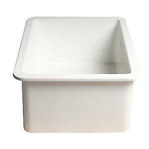 ALFI brand ABF2718UD-W Kitchen Sink, White