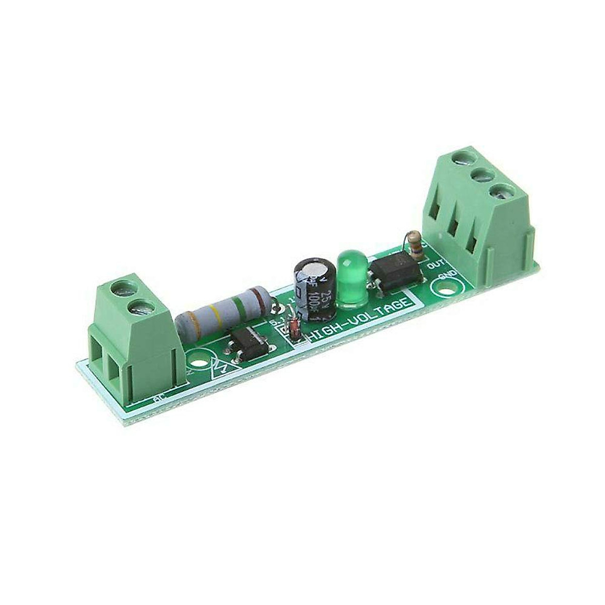 Gump's grocery 1-Bit AC 220V Optocoupler Isolation Module Voltage Detect Board Adaptive for PLC