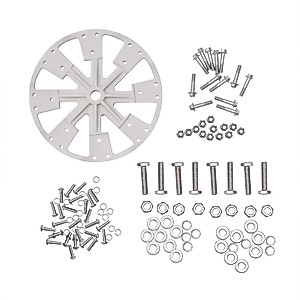 DONSU Wind Turbine Generator Kit 600W 12V w/8 Blade, Wind Generator Kit w/Charge Controller, Wind Power Generator for Marine, RV, Home, Windmill Generator Suit for Hybrid Solar Wind System