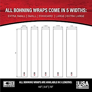 Bohning 7" Tiger Print Arrow Wraps, Standard, White & Red Tiger