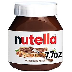 Nutella Hazelnut Spread With Cocoa For Breakfast, 7.7 Oz Jar