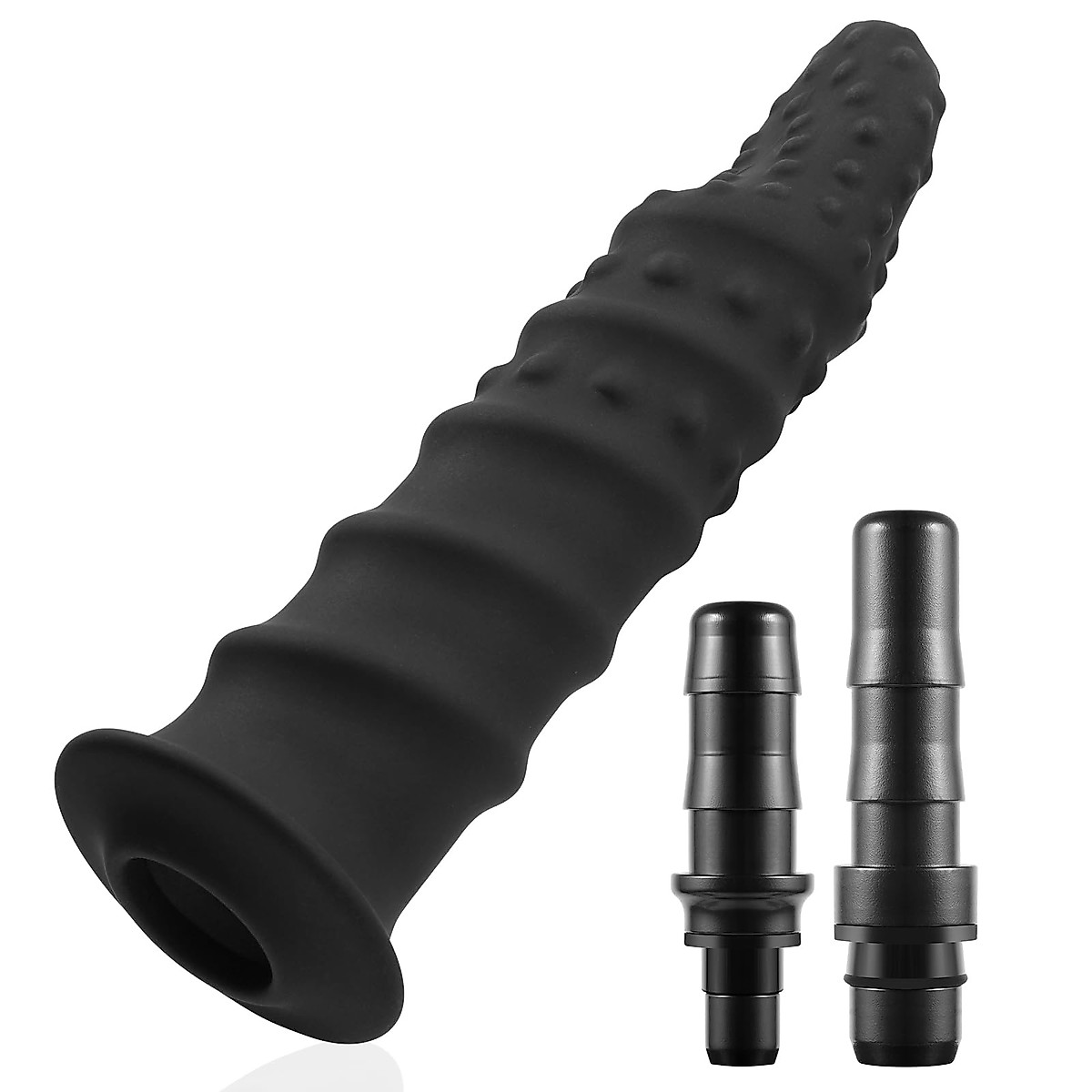 Webelu Black Massage Gun attachmemts, Deep Tissue Massager Attachments, Portable Muscle Massage Gun Accessories