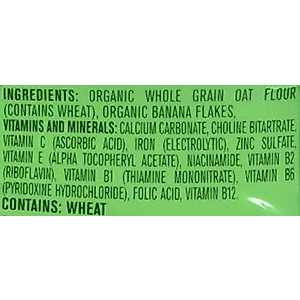 Gerber Organic 2Nd Foods Sitter Banana Oatmeal Baby Food Glass Jar, 8 Ounce