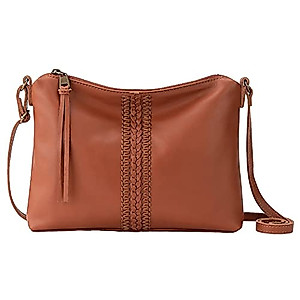 The Sak Briar Leather Crossbody Chestnut One Size