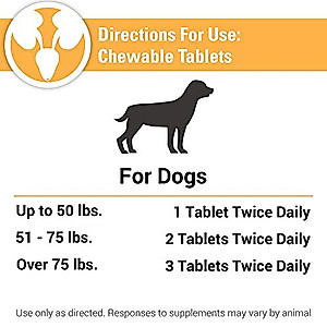Vet Classics Bladder, Incontinence Support Dog Supplement – Supports Bladder Health for Dogs, Helps With Pet Incontinence – Includes Phytoestrogens, Botanicals – Chewable Tablets – 120 Ct.
