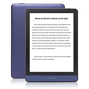 Meebook E-Reader M6 | 6' Eink Carta Screen 300PPI | Adjustable Smart Light | Android 11 | Ouad Core Processor | Audio Books|Support Google Play Store | 3GB+32GB Storage | Micro-SD Slot | Purple
