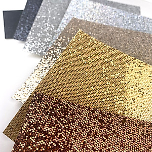 Diamond Glitter Cardstock Paper, 14 8.5x11 Sheets 7 Colors, Premium Diamond Glitter Paper for Crafts, DIY Projects, Card Making, 300GSM
