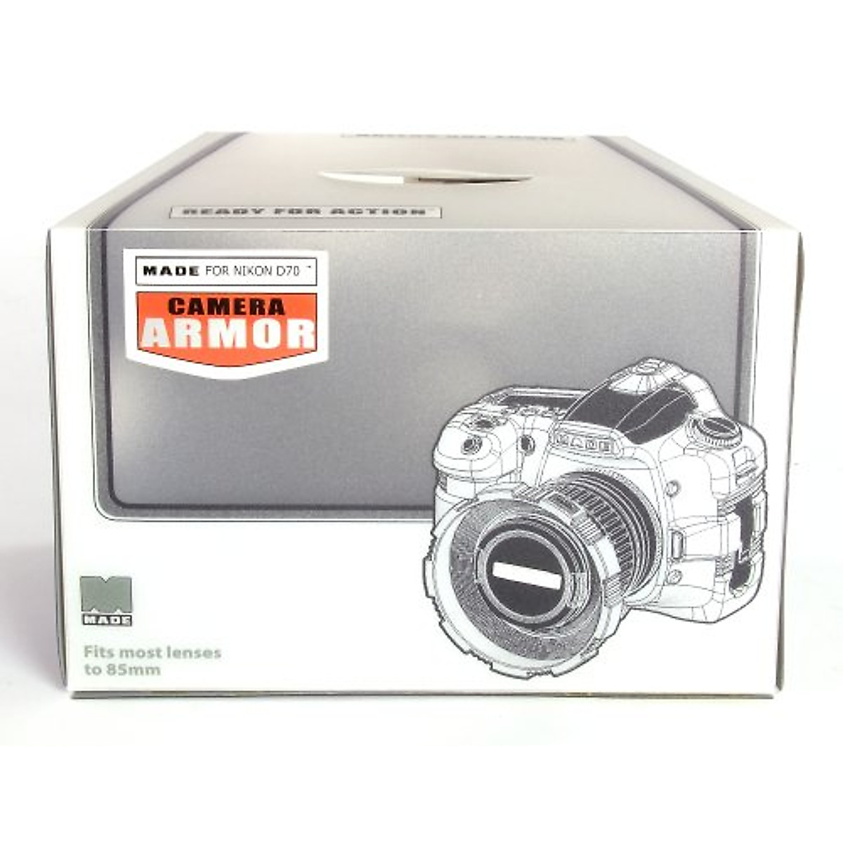 MADE Products CA-1104-SMK SLR Camera Armor for Nikon D70 Digital SLR (Smoke)