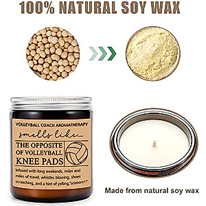 Volleyball Coach Gift - Coach Thank You Gift - Volleyball Coach Candle - End of Season Gift for Volleyball Coach - Volleyball Team Coach Gift