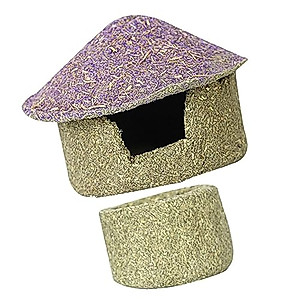 balacoo 1 Set Guinea Pig Accessories Toys Guinea Pig Treats Rat Supplies Chinchilla House Hedgehog Accessories Hideout for Small Animal Hedgehog Supplies Hamster pet House Timothy Grass