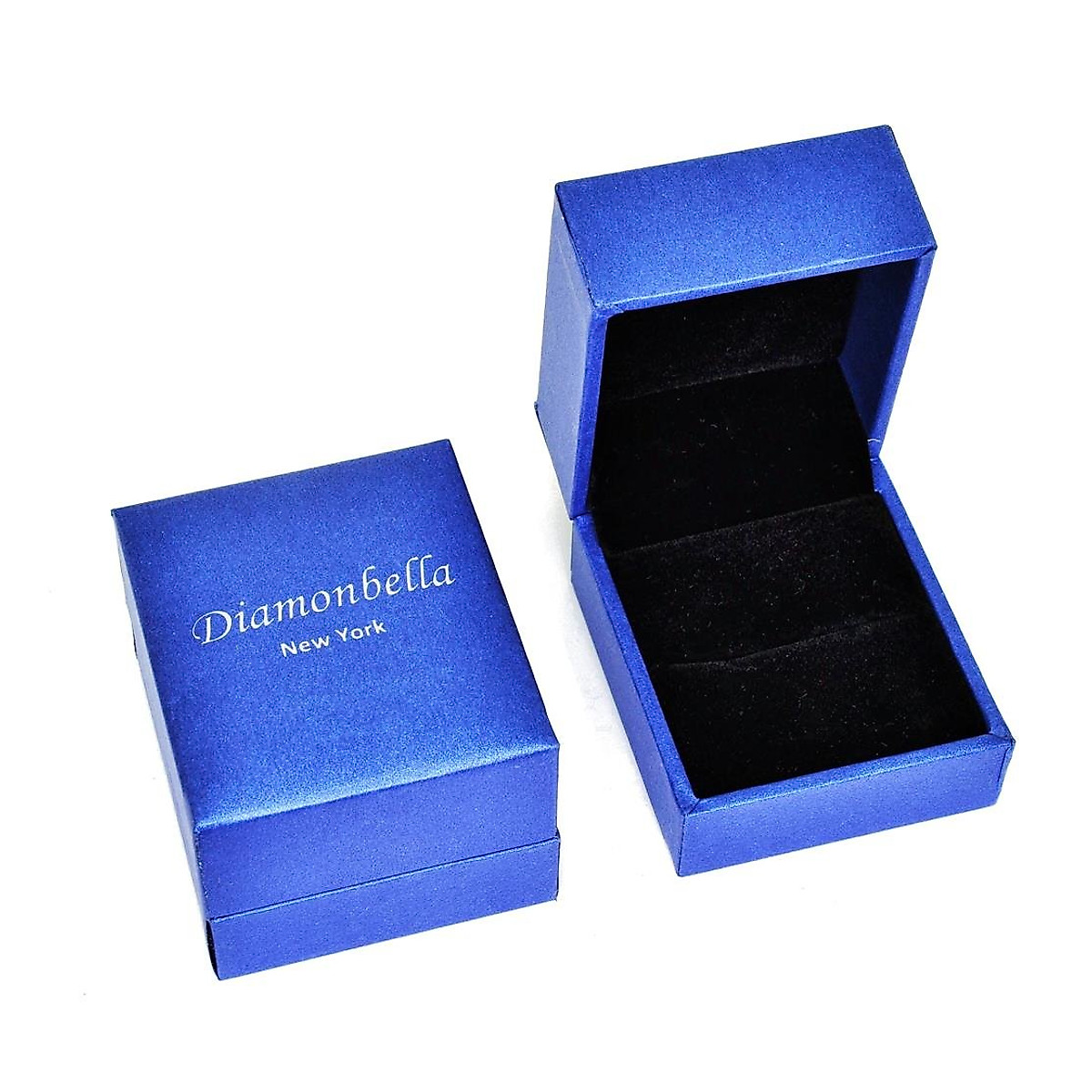 10 Hearts & Arrows 81 Facets 2 Ct Pave Black & White Simulated Diamond Ring 925 Silver Platinum Plated RSPIRALBW-100