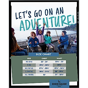 Eddie Bauer Boys' Winter Jacket - Heavyweight Quilted Down Jacket - Insulated Hooded Outerwear Coat for Boys (5-16), Size 14, Black