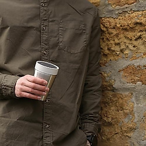 Circular & Co Stainless Steel Coffee Cup - 12oz - Insulated Reusable Travel Mug - Made from Recycled Stainless Steel - 100% Leakproof Coffee Mug - Fully Lockable - Insulated for 6 Hours