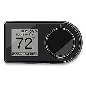 Lux Products GEO-BL Wi-Fi Thermostat, Black