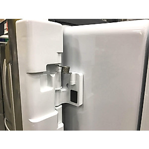 Direct replacement for Compatible with LG Kenmore MHY62044103 Refrigerator Spring Counter Clockwise Wound Door Repair Freezer French Heavy Duty Steel for LFX25973ST LFX25973SB LFX25973SW and More