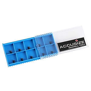Accusize Industrial Tools M2.5 by 6 Replacement Screws for Indexable Face Mill and End Mills, 10 Pc, 0046-0910x10