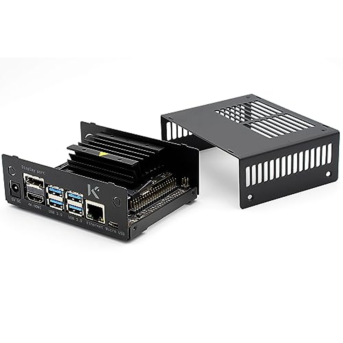 KKSB Steel Case Compatible with NVIDIA Jetson Nano B01 and Xavier NX | Space for Heatsink