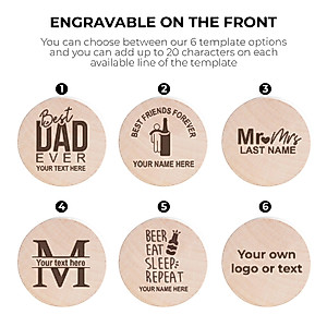 Lot of custom wooden bottle opener fridge magnet wedding favors, personalized engraved beer opener bulk party favors & souvenirs, men groomsmen gift box father's day present