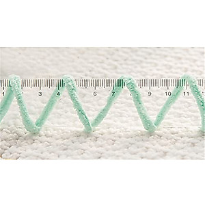 2 Pack Chenille Yarn,Multicolor Stripes Fluffy Fuzzy Bulky Thick Polyester Velvet Blanket Yarn for Crochet Knitting DIY Craft Pillow Bag Doll Making Multi 10# Total 220 Yards