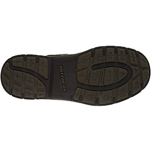 Skechers Men's Relaxed Fit Segment-Dorton Boot, Dark Brown, 6.5 M US