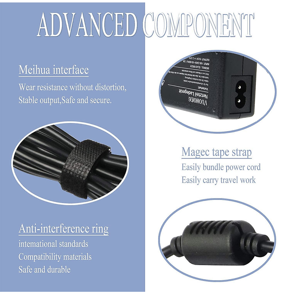 12V AC DC Power Supply Charger Cord for Insignia 19" 20" 24" 28" 32" LED TV NS-32D311NA15 NS-24ED310NA15 NS-28D310NA15 NS-19E310A13 NS-19E310NA15 NS-24D510NA15 NS-24E200NA14 NS-32D420NA16 Replacement