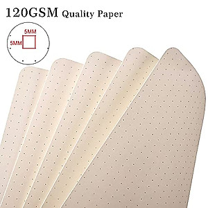 RETTACY Dotted Bullet Grid Journal 2 Pack - Dot Grid Hard Cover Notebook with 320 Pages,120gsm Thick Paper,Smooth PU Leather,Inner Pocket,5.75'' × 8.38'' (Black Pink)