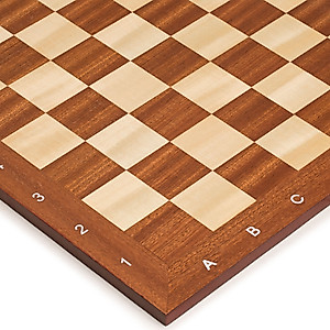 Husaria Professional Staunton Tournament Chess Board, No. 6, 21.3 Inches - Made