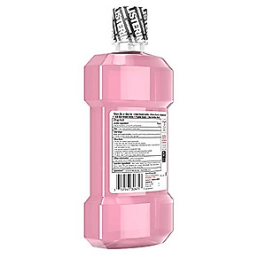 Listerine Total Care Alcohol-Free Anticavity Mouthwash, 6 Benefit Fluoride Mouthwash for Bad Breath and Enamel Strength, Fresh Mint Flavor, 1 L