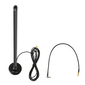 CHHLIUT GSM 3Ghz 4G LTE 18dBi High Gain External Magnetic Antenna Booster Amplifier WLAN Router & Modems Network Connector(TS9/SMA)