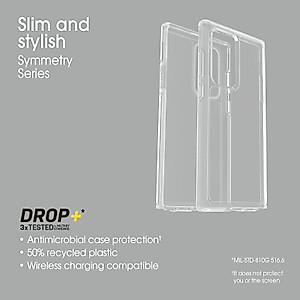 OTTERBOX Symmetry Series CLEAR SERIES Case for Galaxy S22 Ultra - CLEAR