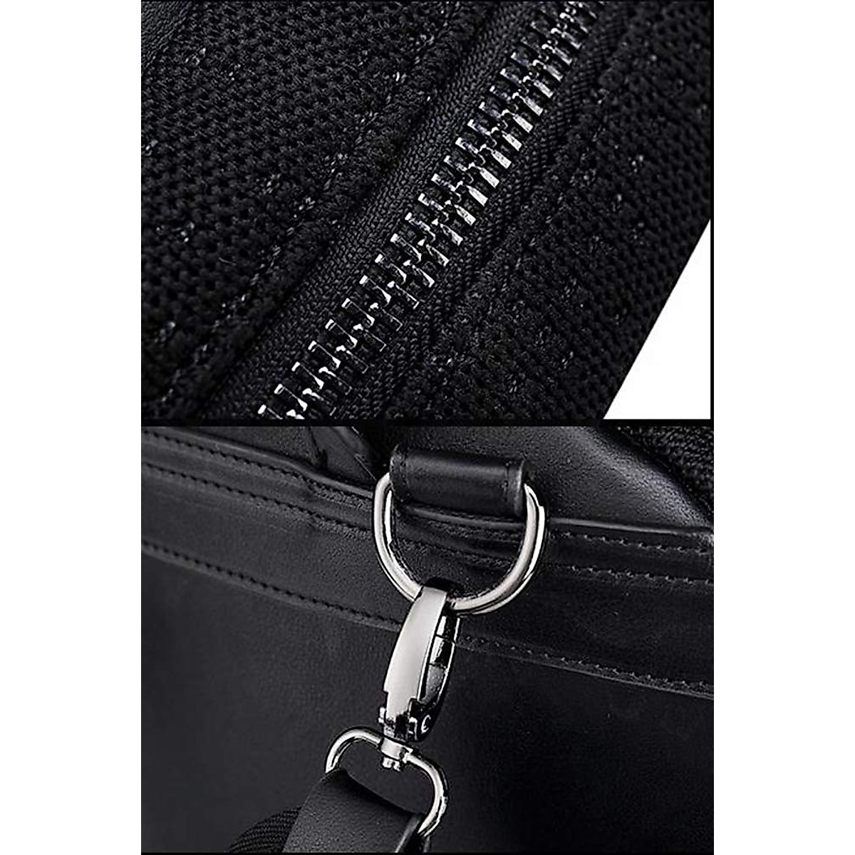 HANXIUCAO 3D Stereo Skull Backpack PU Backpack Waterproof Silicone Embossed Ghost Head Knapsack, Black, Medium