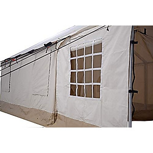 WHITEDUCK Alpha Wall Tent Porch for Hunting, Family Camping & Outdoor Activities (10'x12', Canvas)