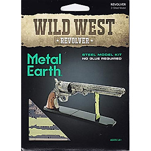 Fascinations Metal Earth Wild West Revolver 3D Metal Model Kit