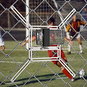 Phone Fence Mount for iPhone, Phones, GoPro, Chain Link Fence Mount for Recording Baseball/Softball/Tennis(Mini)