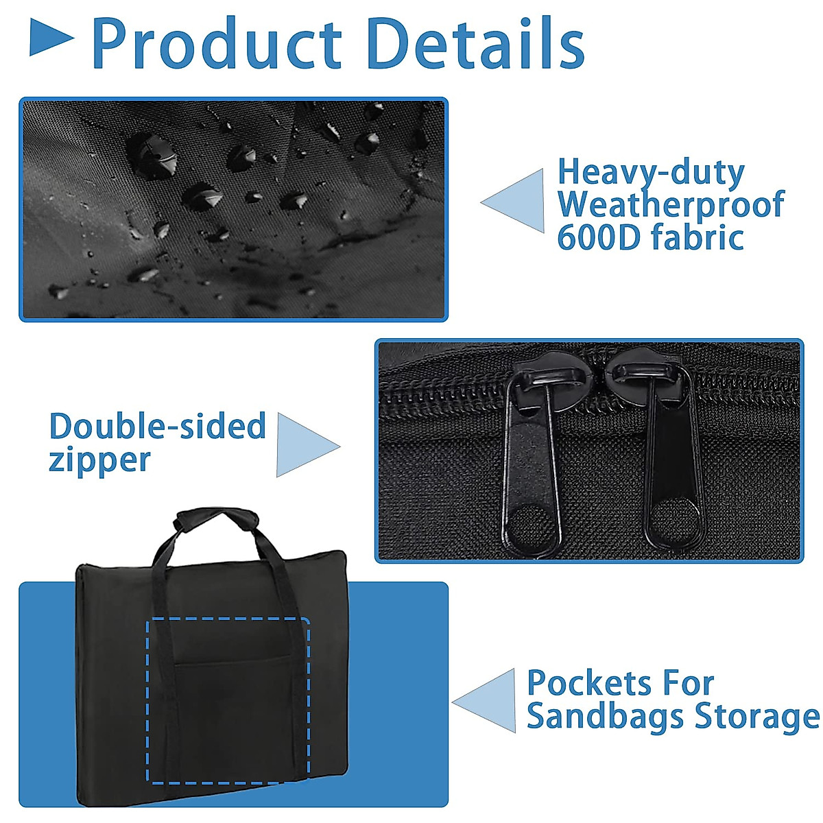 Rilime Griddle Carry Bag for Camp Chef Griddle SG30,SG14,FG20,MSG20 Models,600D Waterproof Dustproof Griddle Accessories Storage Bag for Camp Chef