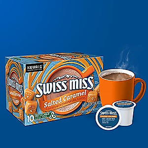 Swiss Miss Salted Caramel Hot Cocoa, Keurig Single Serve K-Cup Pods, 60 Count