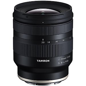 TAMRON B060 11-20mm F/2.8 Di III-A RXD Lens for Sony E-Mount (APS-C) Black Wide Angle