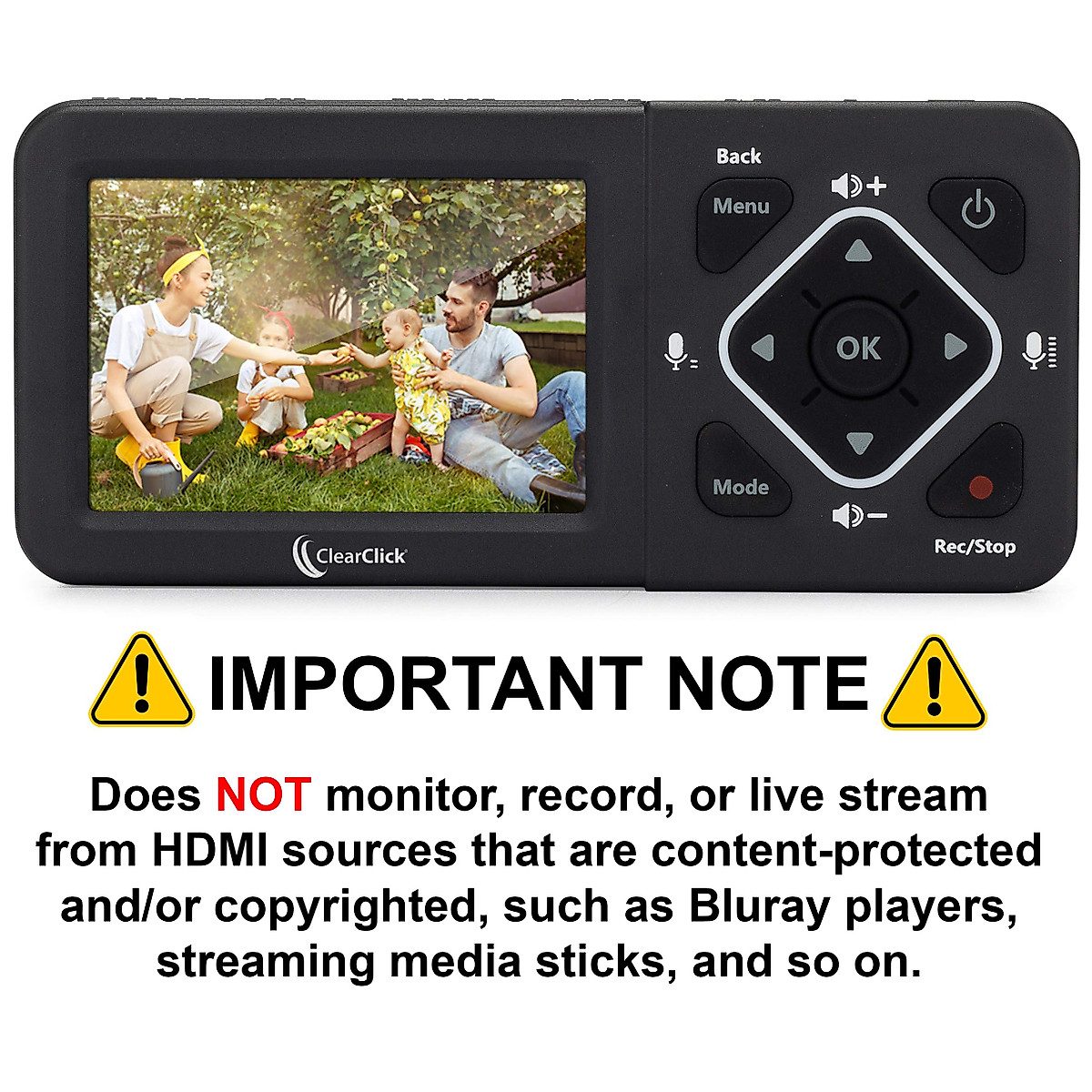 ClearClick HD Video Capture Box Ultimate - Capture and Stream Video from HDMI, RCA, VHS, VCR, DVD, Camcorders, Hi8