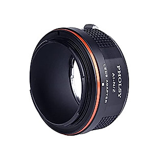 PHOLSY FTZ Lens Adapter for Nikkor AI/F/AIS/AF/AF-I/AF-S Lens Compatible with Nikon F Lens to Nikon Z Mount Camera Body Compatible with Nikon Z fc, Z30, Z9, Z8, Z6II, Z7II, Z6, Z7, Z5, Z50