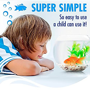 Bio Starter Aquarium Booster Fish Tank Water Cleaner Digester of Excess nutrients Makes Water Healthy Reduces The Amount of Nitrite and Ammonia Reduces The Need for Aquarium Cleaning, 10 caps.,1/4 oz