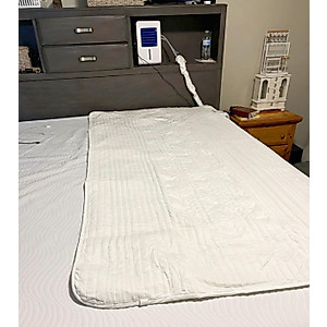 ANNI STAR 2024 Updated Mattress Cooling Pad for Night Sweats, Water Cooling System Ideal for Hot Sleepers, 100% Cotton, 75” L x 39” W