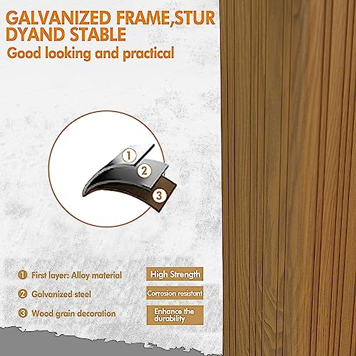 12' x 20' Hardtop Gazebo Galvanized Steel Double Roof Canopy Permanent Outdoor Aluminum Frame Pergola with Netting and Curtains for Garden Backyard Patios, Lawns, and Parties Wood Looking