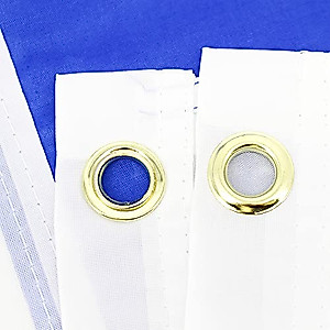 ANJOR Scotland Flag 3x5Fts - Scottish Flags With Brass Grommets 3 X 5 Ft