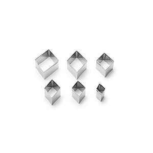 Fox Run 3612 Run Diamond Cookie cutters, 4 x 4 x 0.25 inches, Metallic