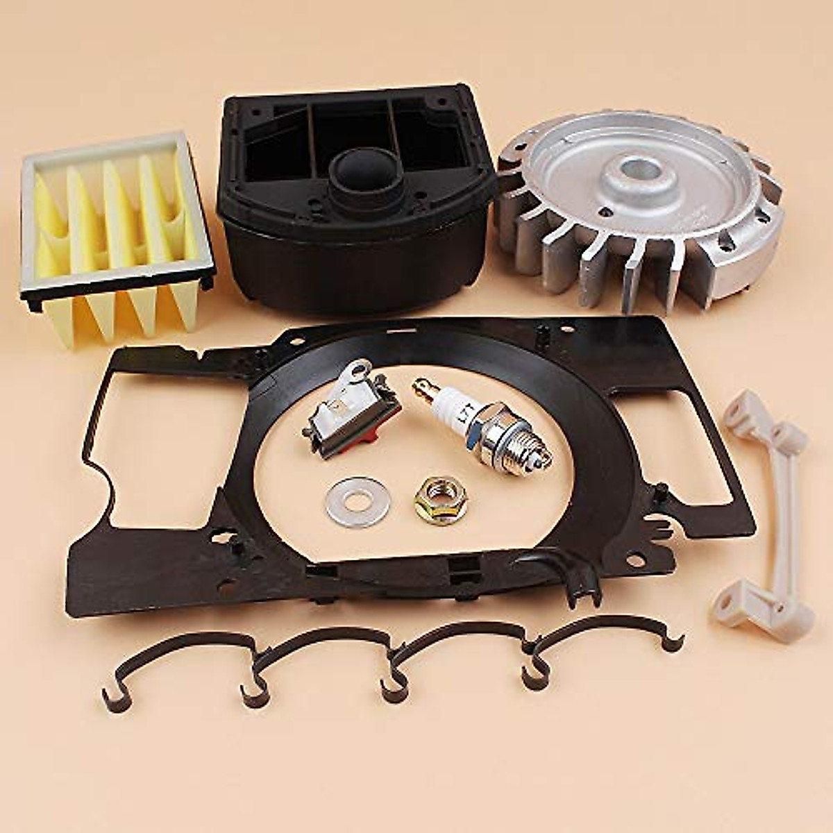 Laliva tools - Flywheel Conductor Air Filter Bracket Clip Kit Fit HUSQVARNA 268 272 XP 272XP Chainsaw Parts