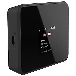 AT&T Wi-Fi Turbo Hotspot 2, 256 MB, Black - Prepaid Hotspot, dual band