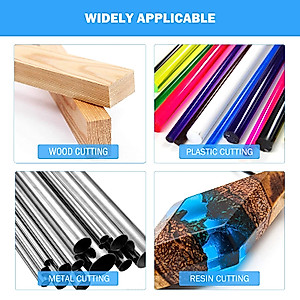 BEAMNOVA Mini Miter Saw Electric Power Table Saw Benchtop Cut-Off Chop Saw Max 45 Degree Cutting for Crafts Miniatures Metal Wood Plastic Compound Cutter