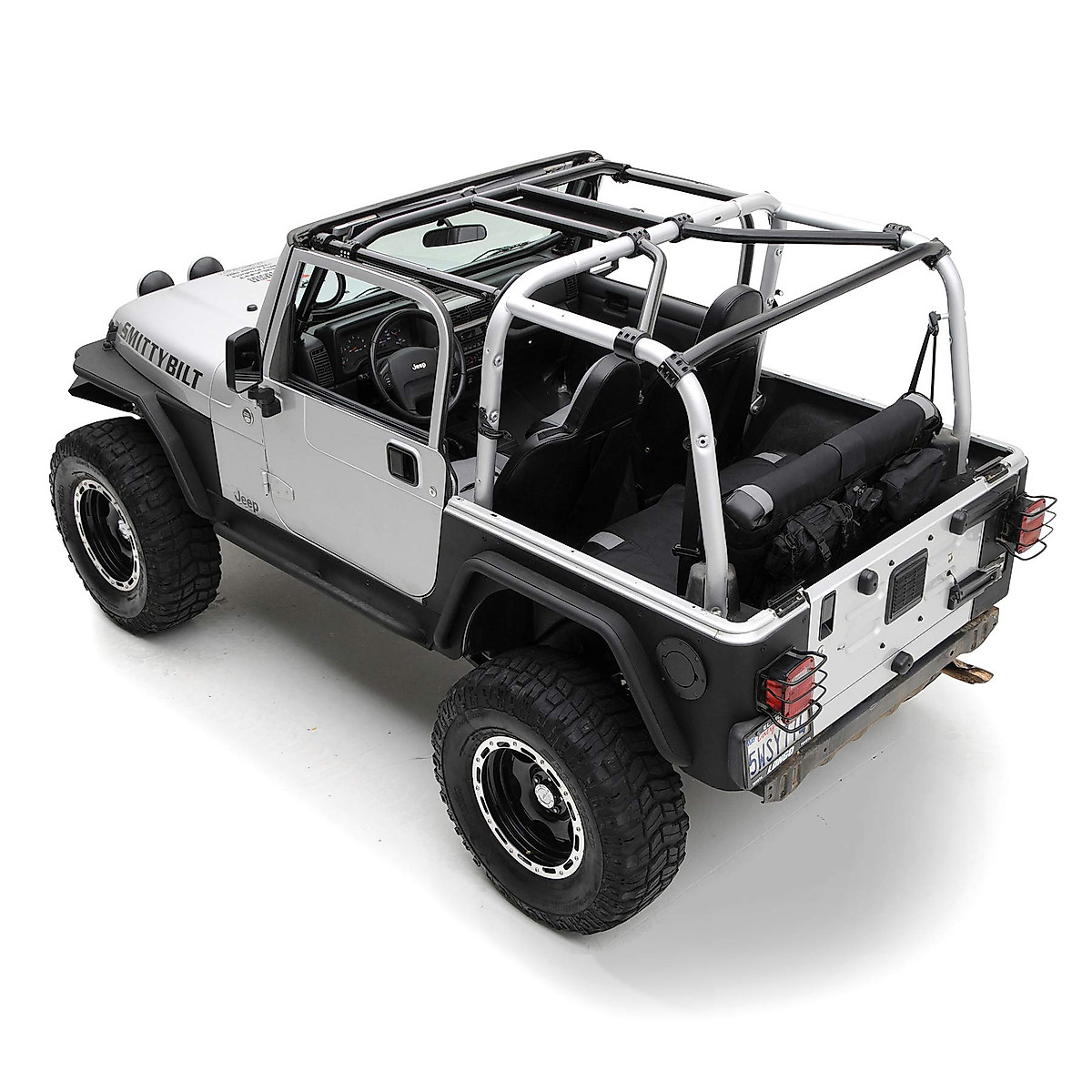 Smittybilt 76900 SRC Cage Kit for Jeep TJ - 7 Piece , Black